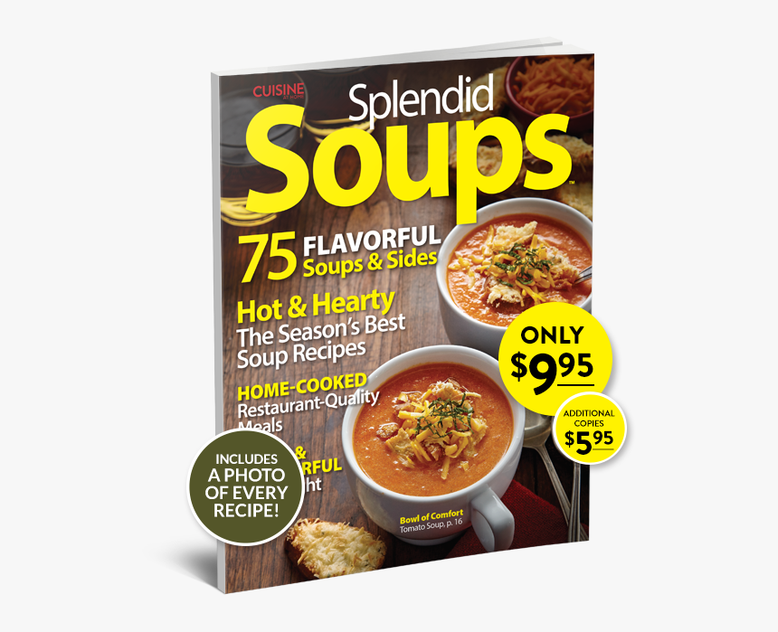 Splendid Soups Book Image, HD Png Download , Transparent Png Image ...