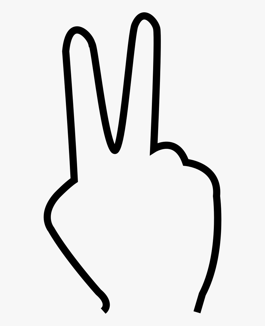2 Fingers Clipart, HD Png Download , Transparent Png Image - PNGitem