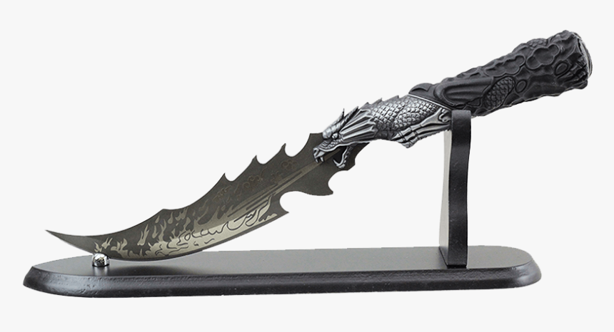 Fire-breathing Medieval Dragon Dagger, HD Png Download , Transparent ...