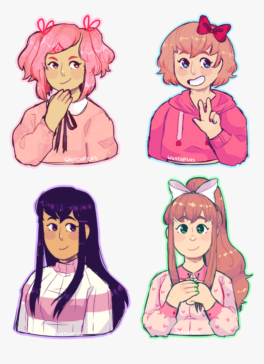 Transparent Doki Doki Literature Club Happy Thoughts, HD Png Download ...