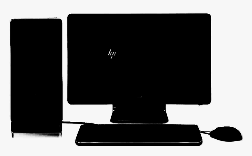 Transparent Computer Silhouette Png, Png Download , Transparent Png ...