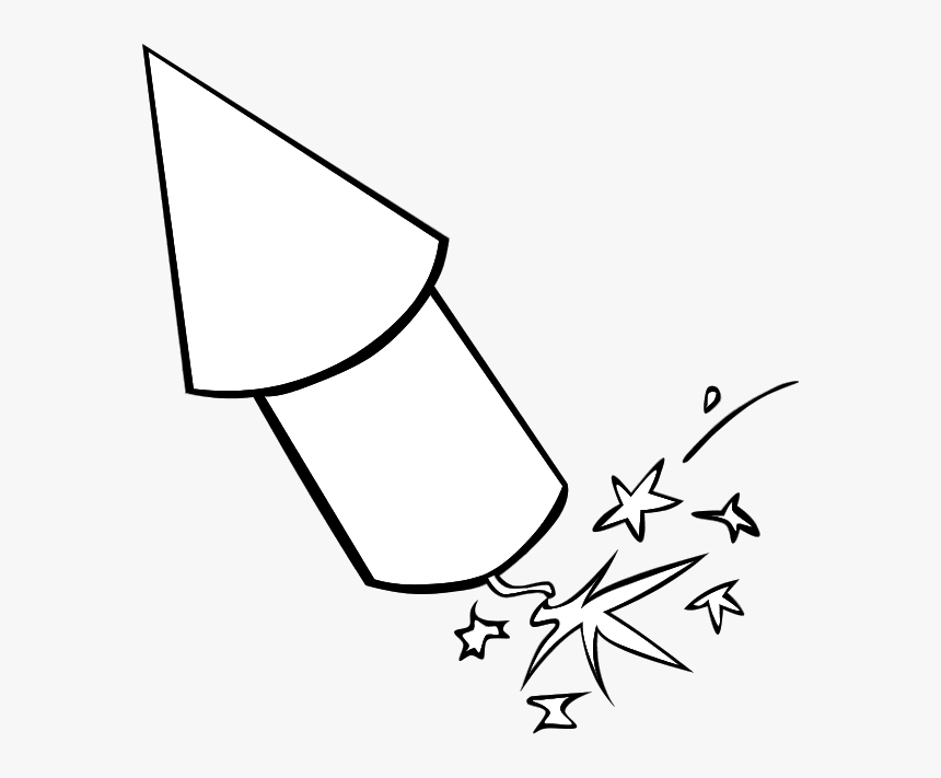 Fireworks Clipart Outline, HD Png Download , Transparent Png Image ...