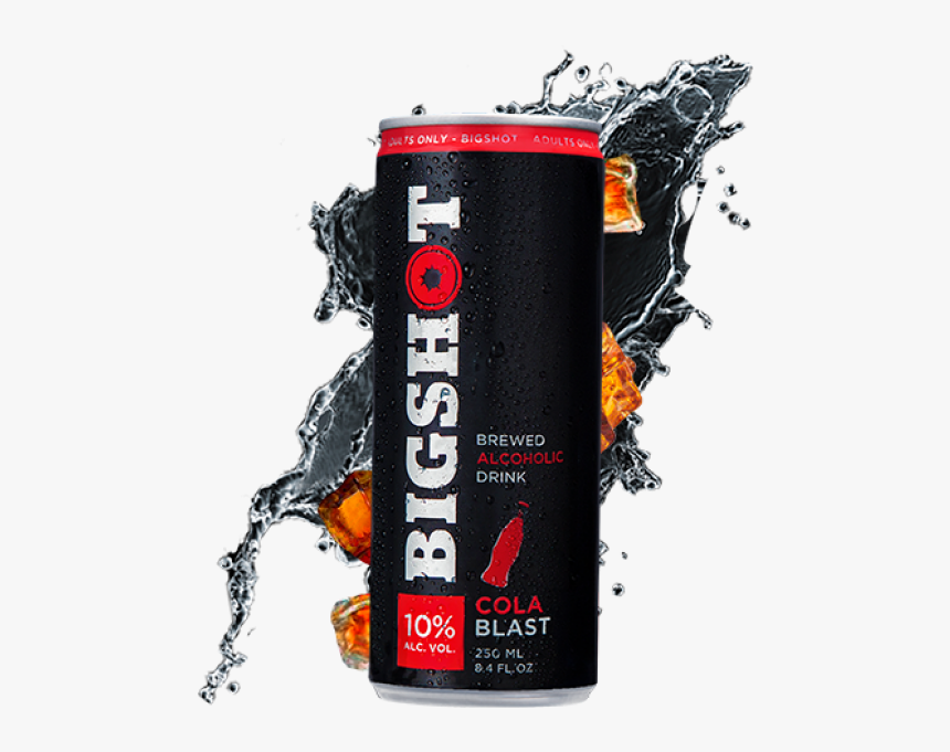 Bigshot Cola Blast 10% 4 Pack 250ml, HD Png Download , Transparent Png ...