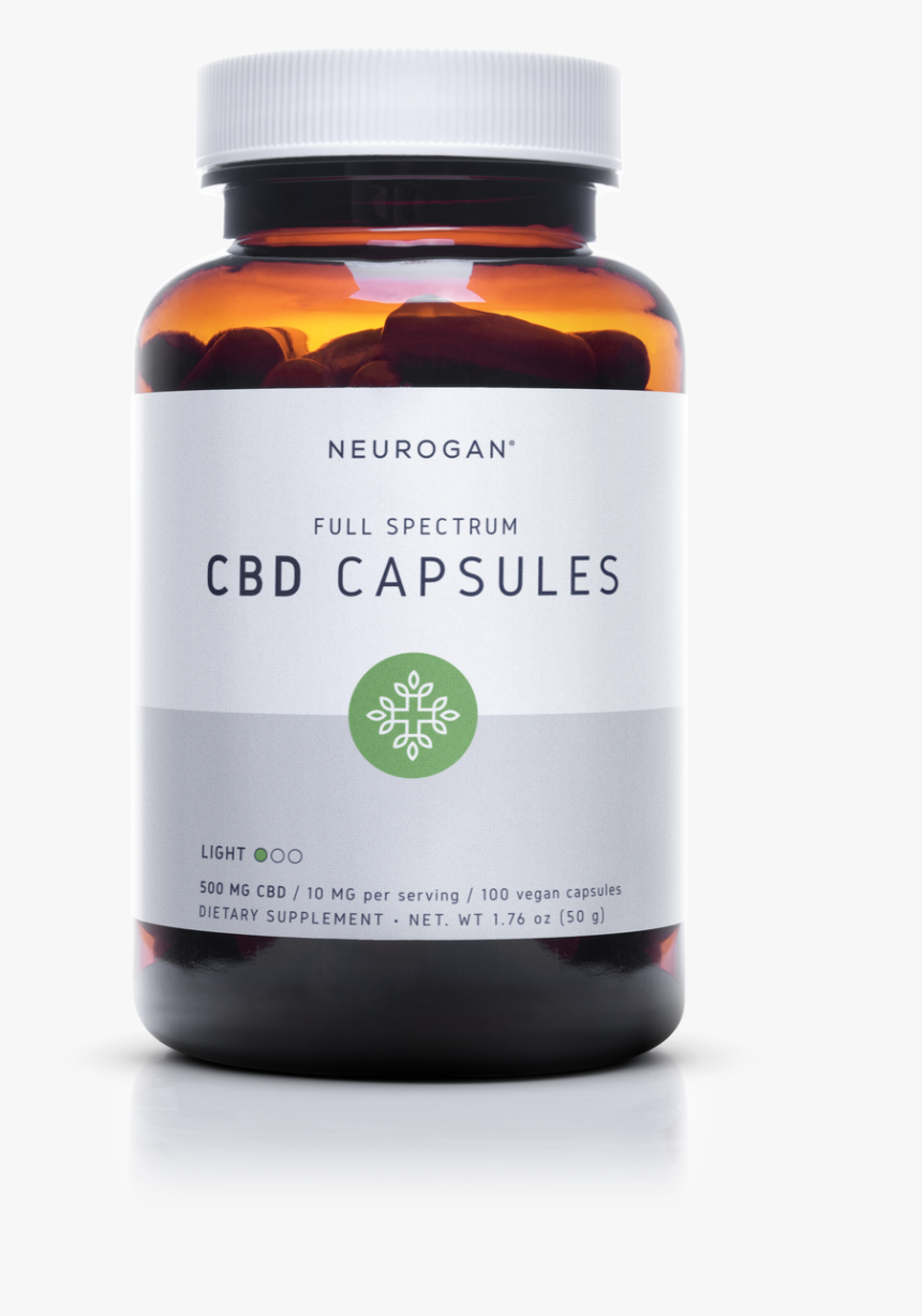 Full-spectrum Cbd Capsules 500mg, HD Png Download , Transparent Png ...