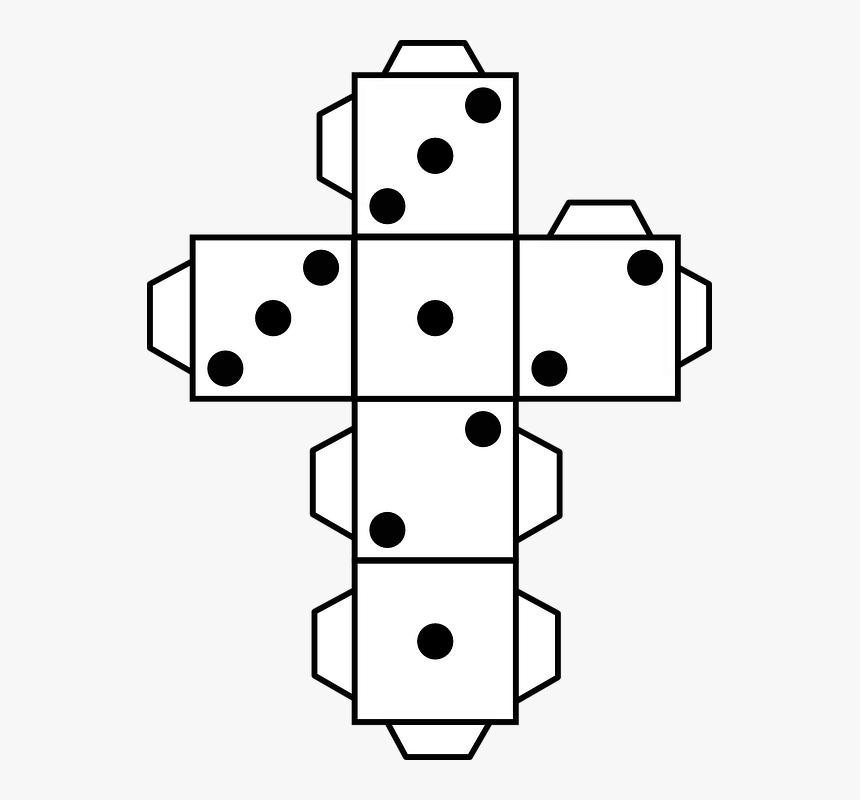 Cube, Dice, Handicrafts, Dots, Counting, HD Png Download , Transparent ...