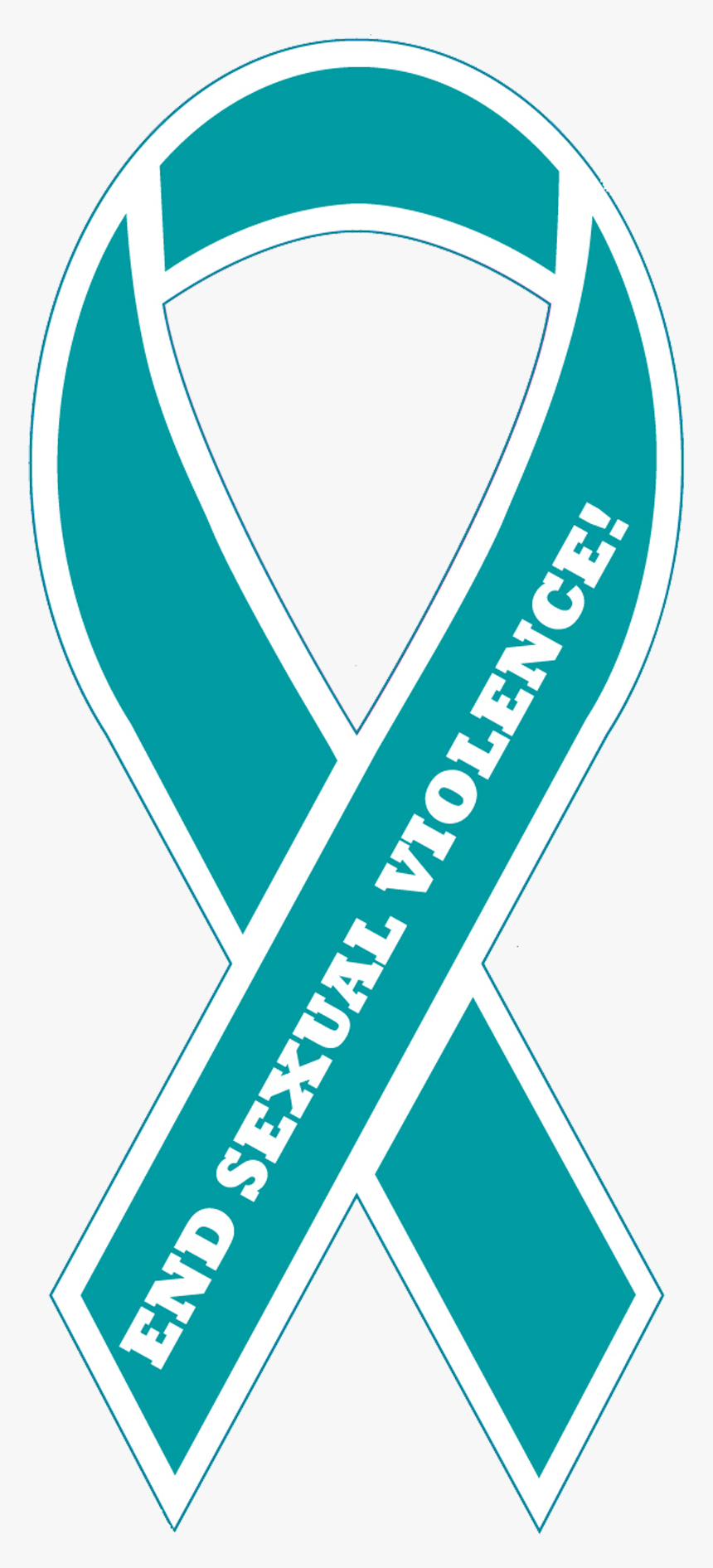 Teal Ribbon Png, Transparent Png , Transparent Png Image - PNGitem