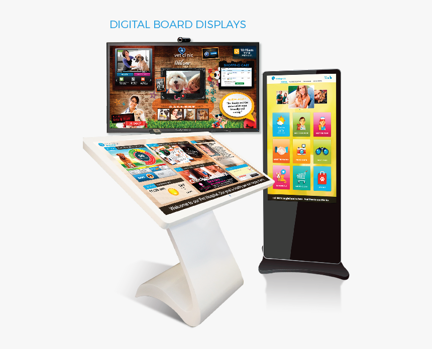 Montage Digital Board Displays, HD Png Download , Transparent Png Image ...