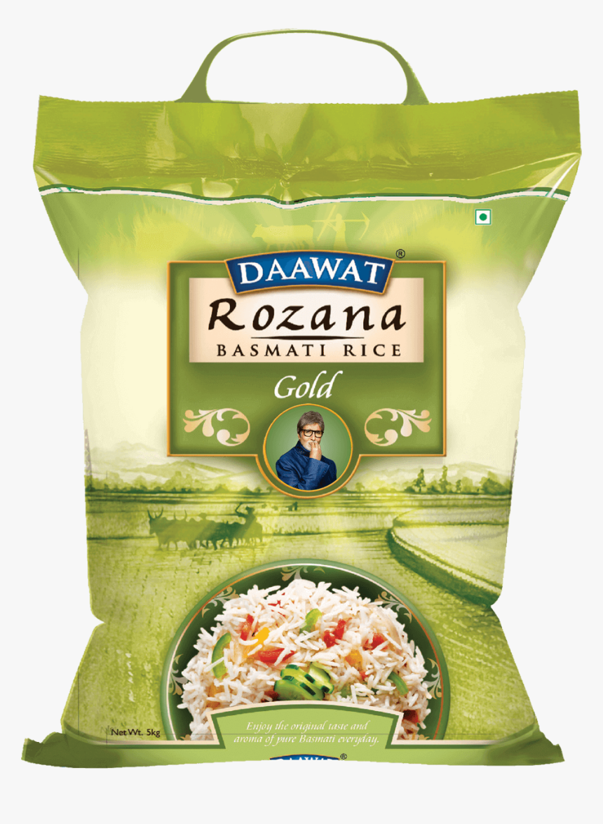 Daawat Rozana Basmati Rice Gold, HD Png Download , Transparent Png ...