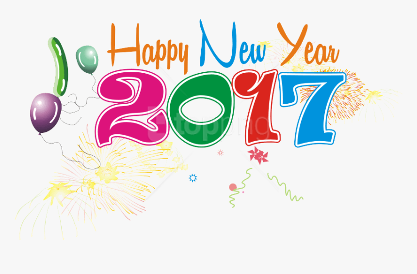 New Year 2017 Png, Transparent Png , Transparent Png Image - PNGitem