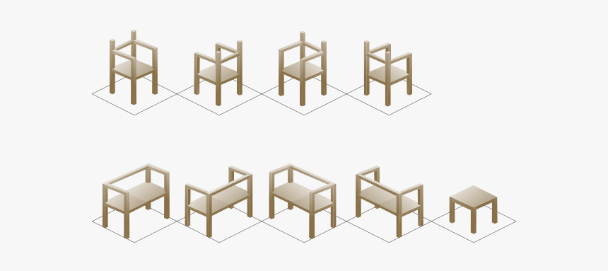 Isometric Chair Png Clip Arts, Transparent Png , Transparent Png Image ...