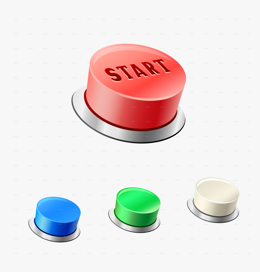 3d Mega Round Buttons, HD Png Download , Transparent Png Image - PNGitem