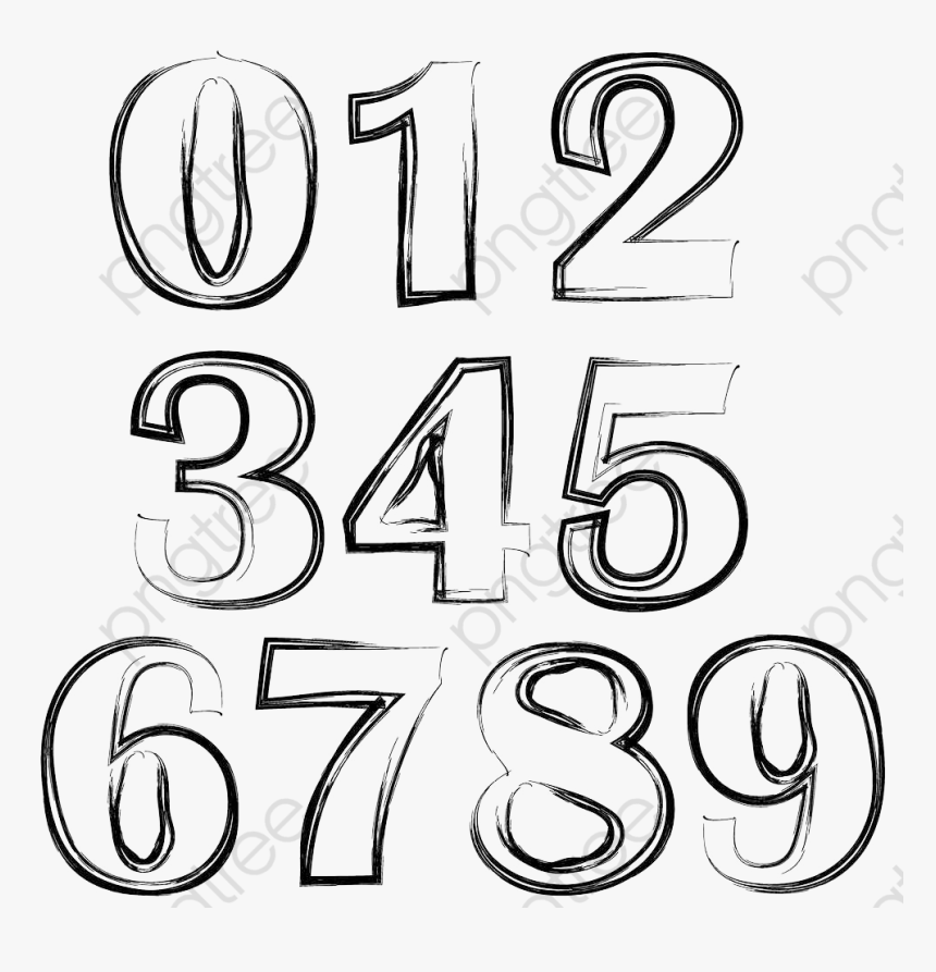 Number Png Transparent, Png Download , Transparent Png Image - PNGitem