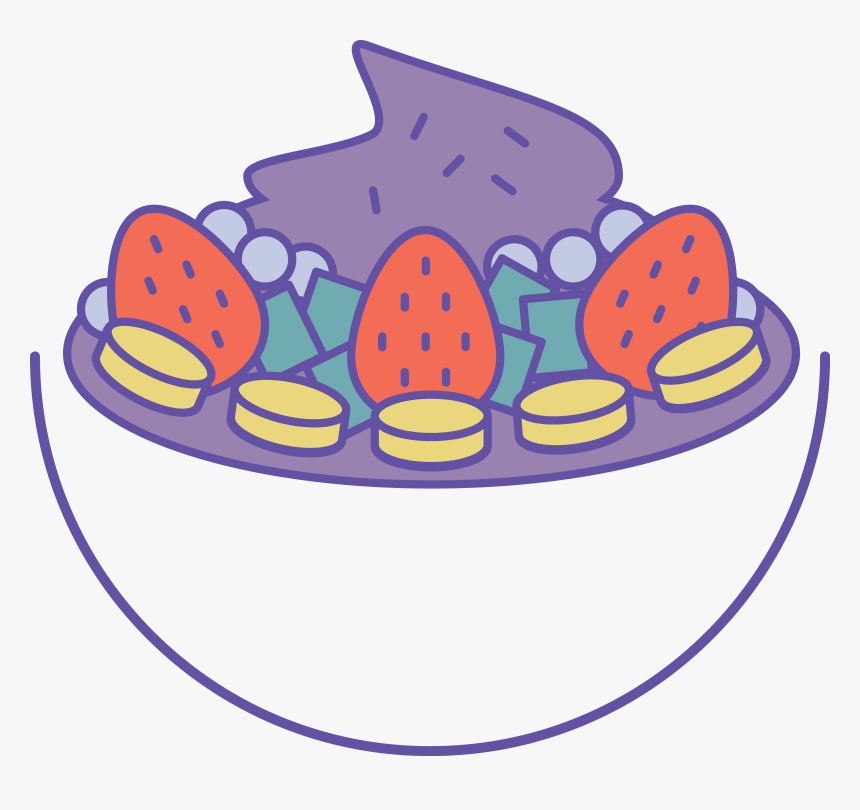 Acai Bowl Cartoon Png , Png Download, Transparent Png , Transparent Png ...