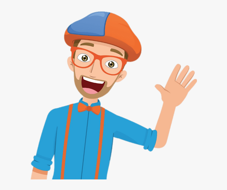 Blippi Waving, HD Png Download , Transparent Png Image - PNGitem