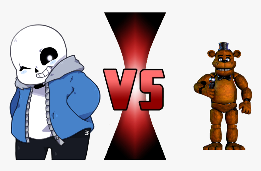 My Fan Art For The Upcomming Battle Sans Vs Freddy, HD Png Download ...