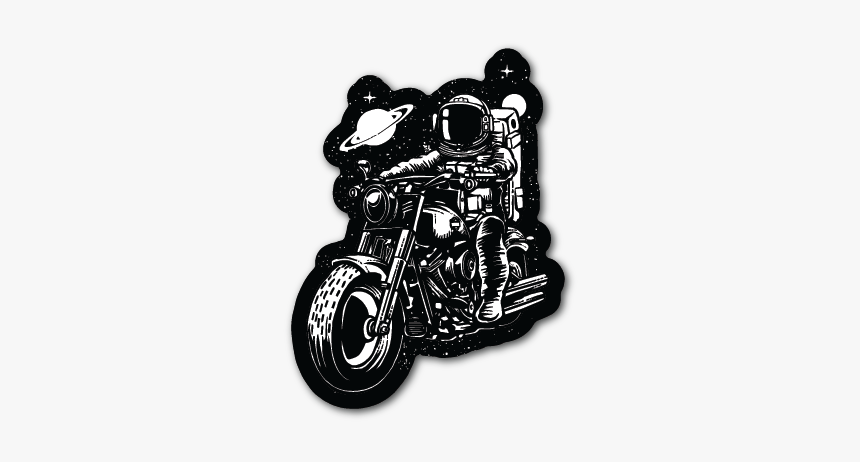 Astronaut Motorcycle Rider Sticker Data Rimg Lazy, HD Png Download ...