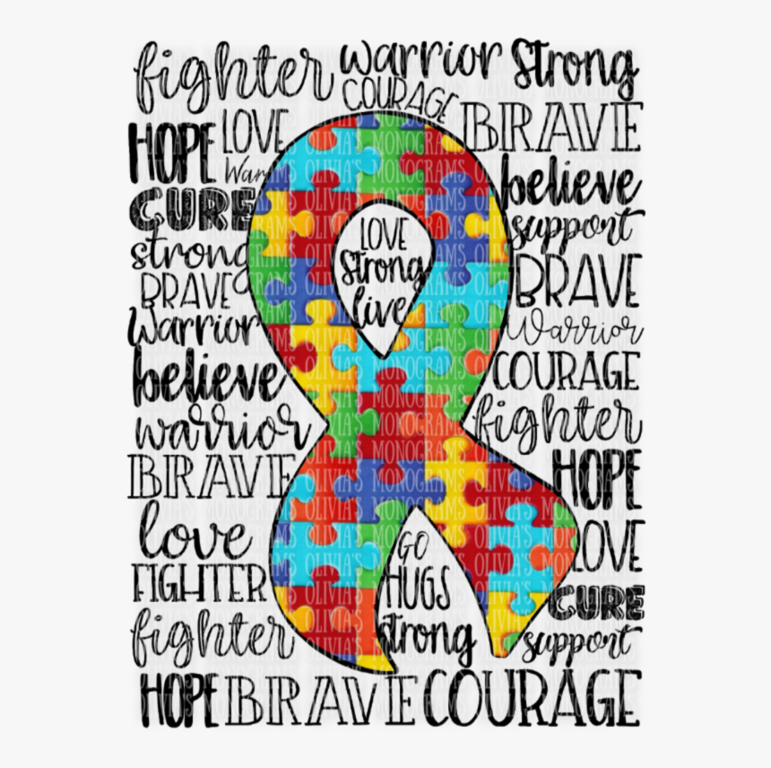 Autism Ribbon Png, Transparent Png , Transparent Png Image - PNGitem
