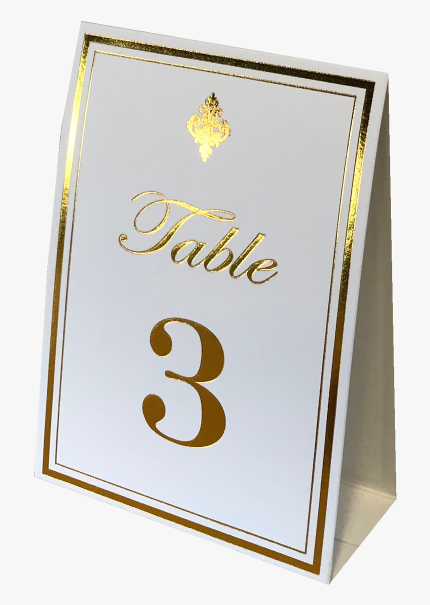 Gold Table Numbers , Png Download, Transparent Png , Transparent Png ...
