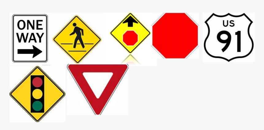 One Way Sign Png, Transparent Png , Transparent Png Image - PNGitem