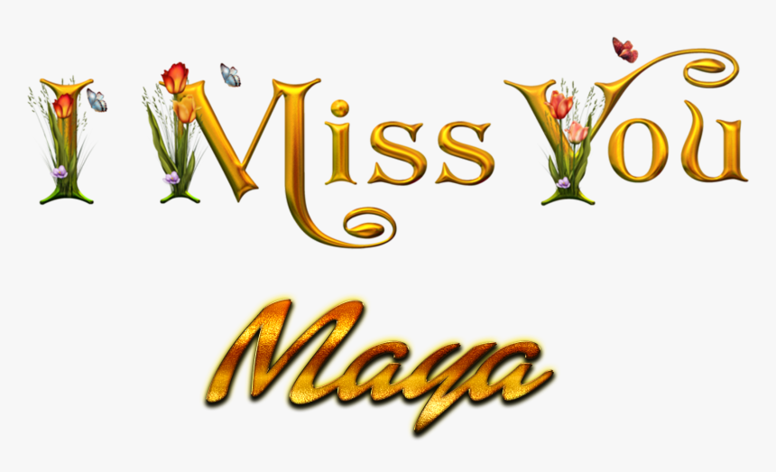 Maya Decorative Name Png, Transparent Png , Transparent Png Image - PNGitem