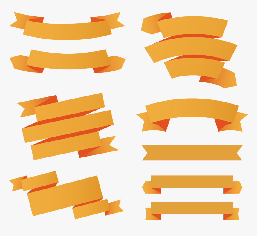 Paper Ribbon Banner Euclidean - Ribbon Banner Png Vector, Transparent ...