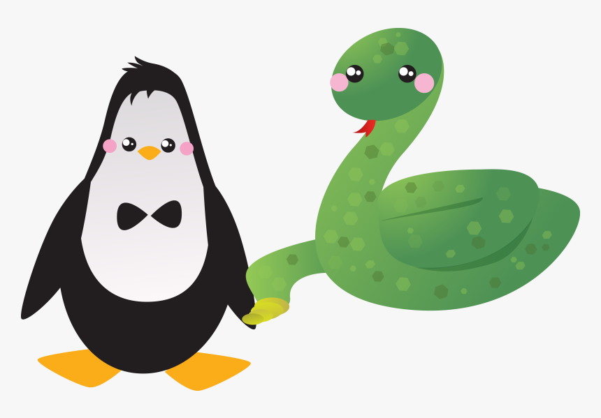 Penguin Clip Art - Cartoon Transparent Background Snake Transparent, HD ...