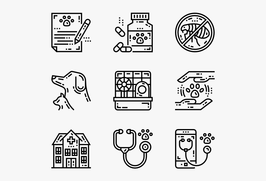 Veterinary - Mobile Device Management Icons, HD Png Download ...