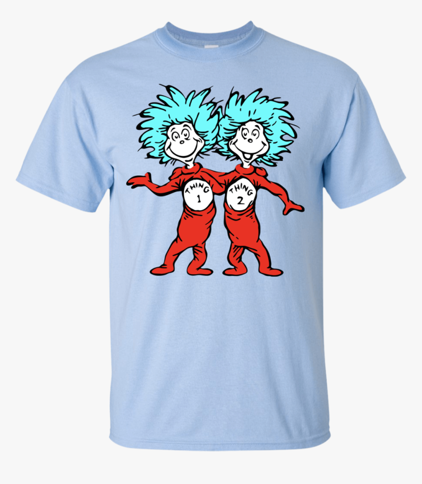 Thing 1 And Thing 2 T-shirt , Png Download, Transparent Png ...
