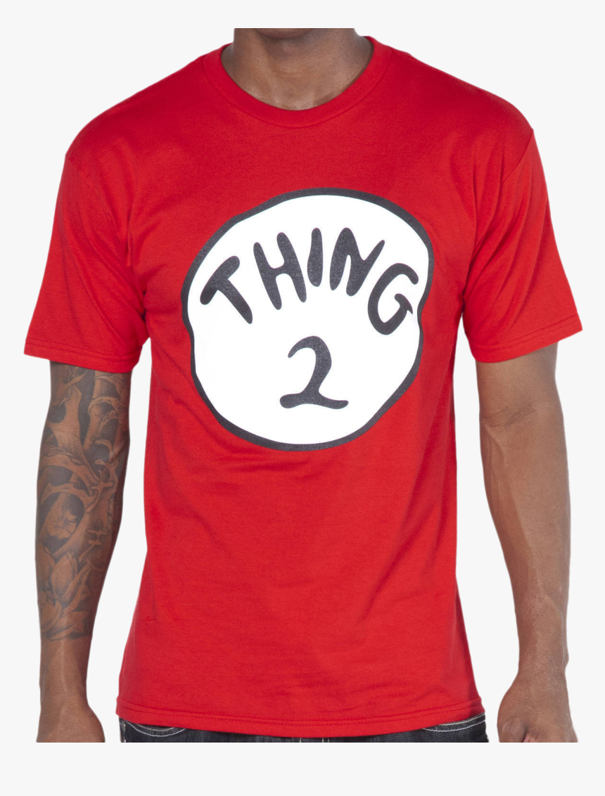 Seuss Thing 2 T-shirt - Thing 1 And Thing 2, HD Png Download ...