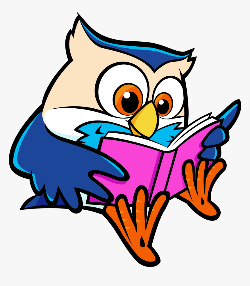 Book Lists And Resources For Children - Owl Reading A Book Png ...