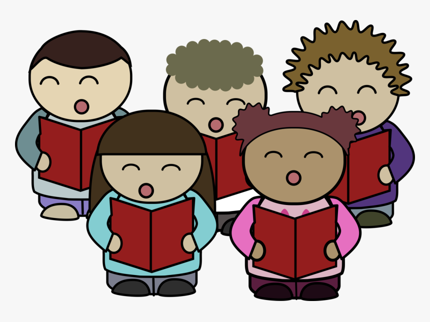 Reading Clipart - People Singing Clipart, HD Png Download , Transparent ...