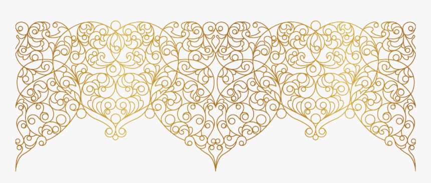 Gold Filigree Border Png - Gold Filigree Border, Transparent Png ...