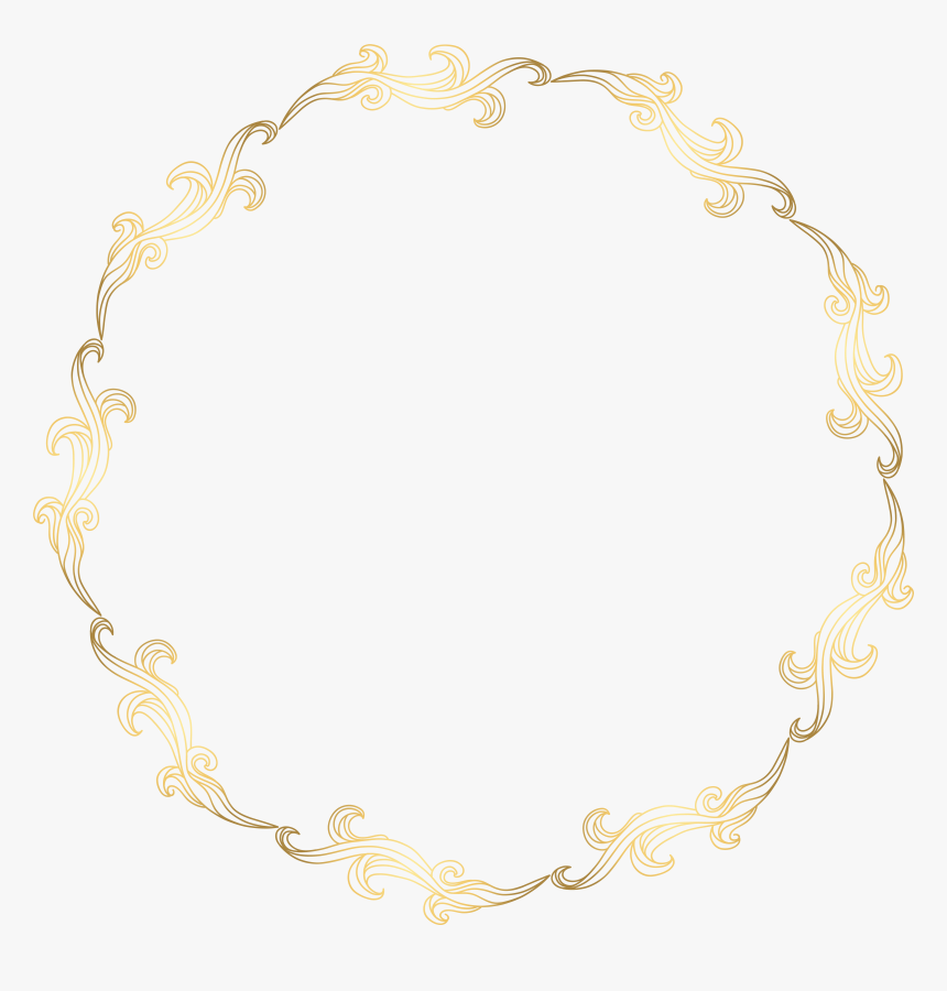 Gold Filigree Border Png, Transparent Png , Transparent Png Image - PNGitem