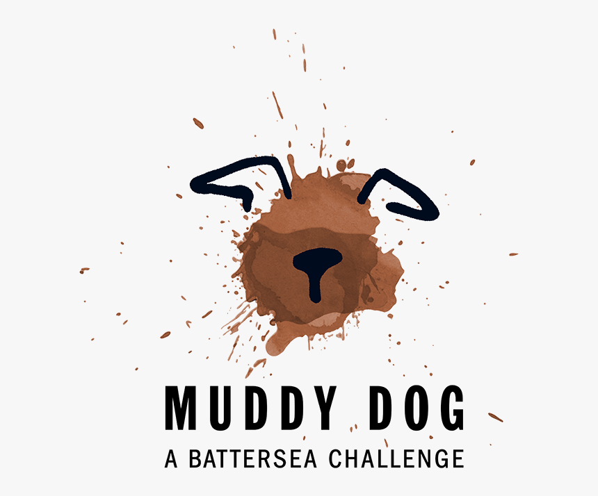 Muddy Dog Logo Footer - Battersea Muddy Dog Challenge, HD Png Download ...