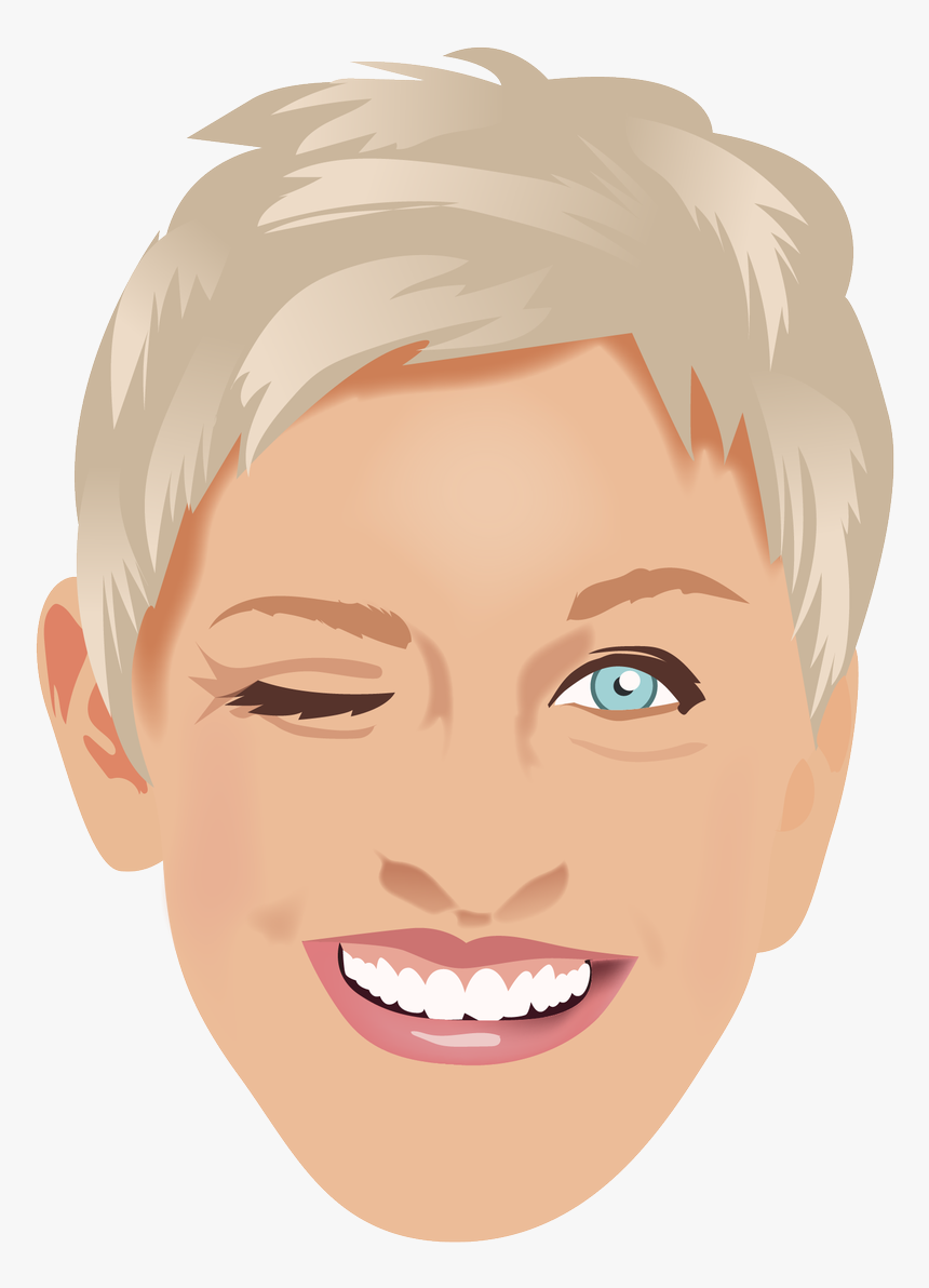 Ellen Degeneres Easy Drawing, HD Png Download , Transparent Png Image ...