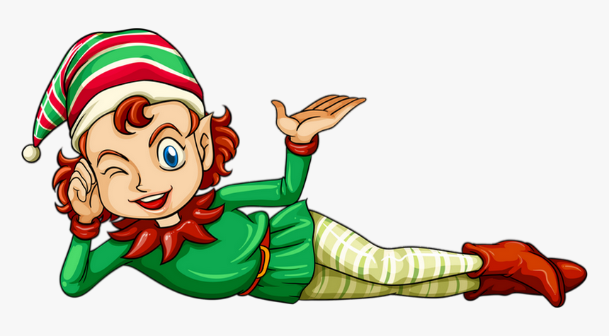 Christmas Elves In White Background , Png Download, Transparent Png ...