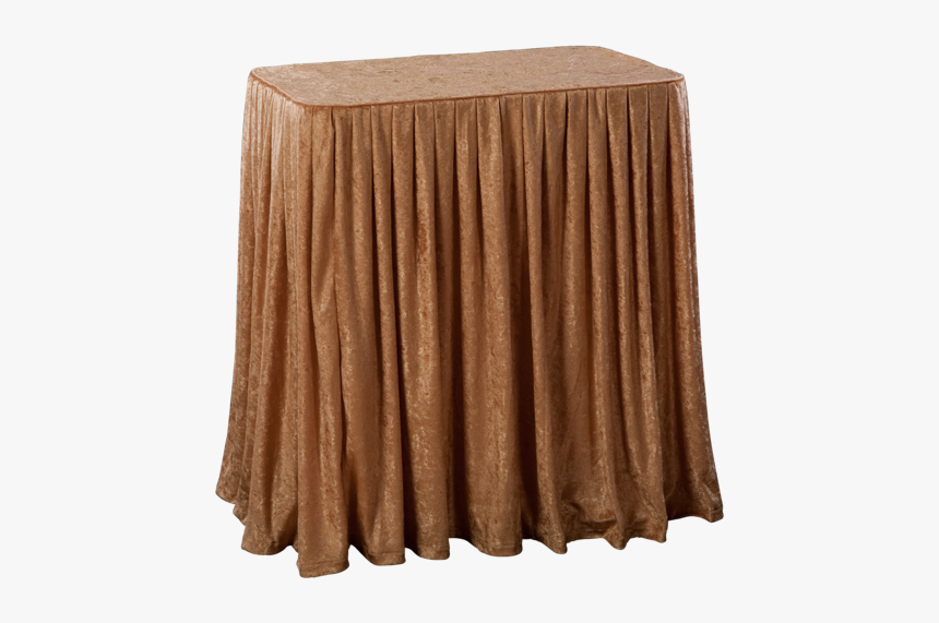 Portable Folding Display Table With Gold Drape, HD Png Download ...