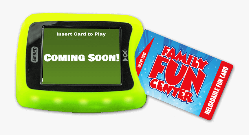 Family Fun Center Card Reder, HD Png Download , Transparent Png Image ...