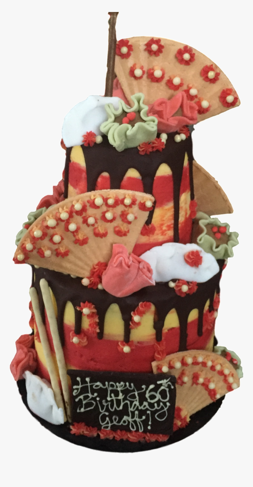 2 Tier Dim Sum Cake Class, HD Png Download , Transparent Png Image ...