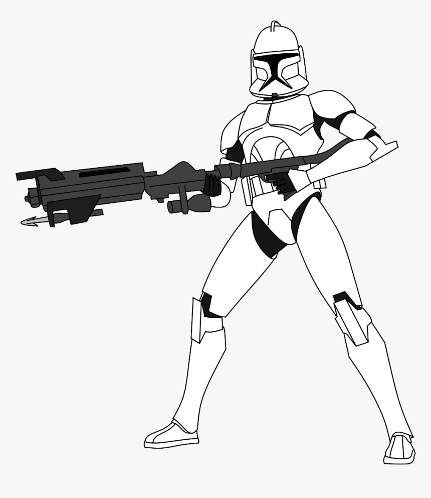 Transparent Clone Trooper Clipart, HD Png Download , Transparent Png ...