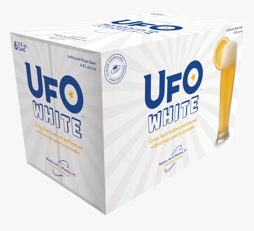 Ufo White 12oz Can 6-pack, Pdf, HD Png Download , Transparent Png Image ...