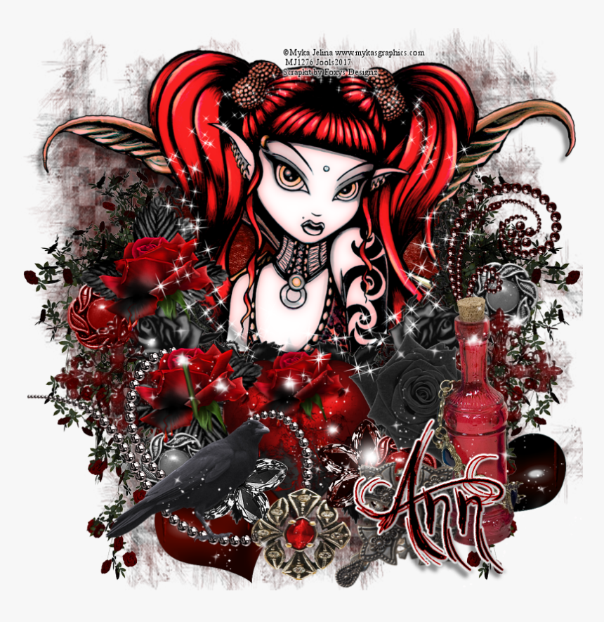 Gothic Rose Png, Transparent Png , Transparent Png Image - PNGitem
