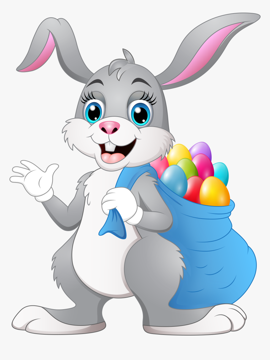 Clip Art Easter Bunny Transparent, HD Png Download , Transparent Png ...