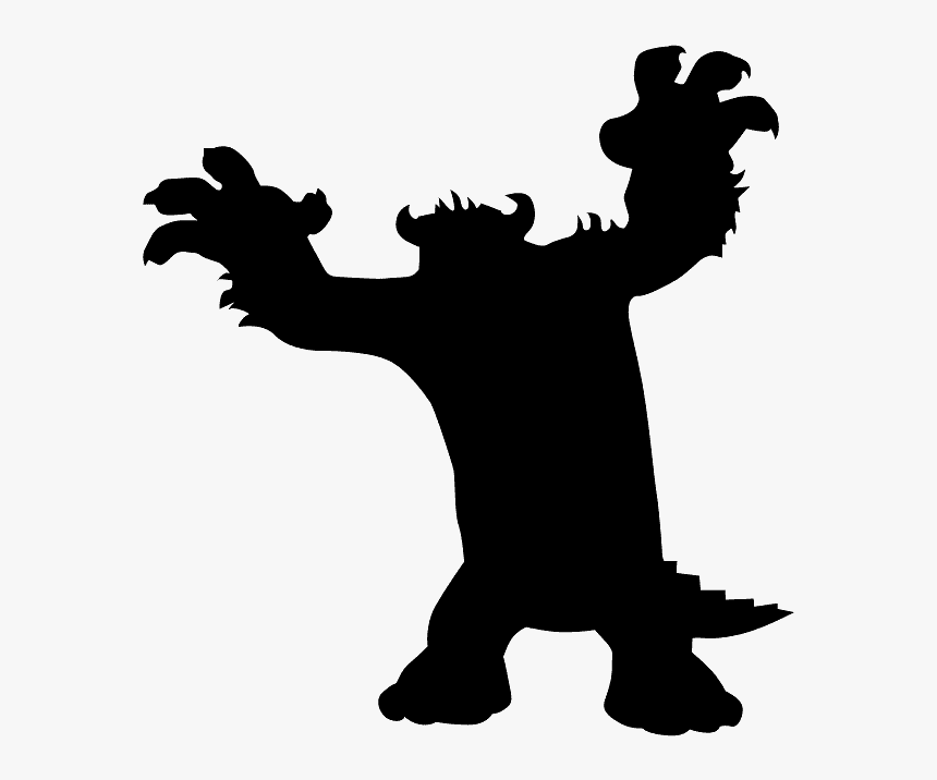 Monster Silhouette , Transparent Cartoons, HD Png Download ...
