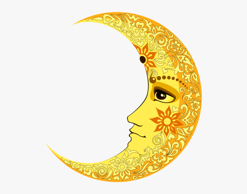 Transparent Moon Face Clipart, HD Png Download , Transparent Png Image ...