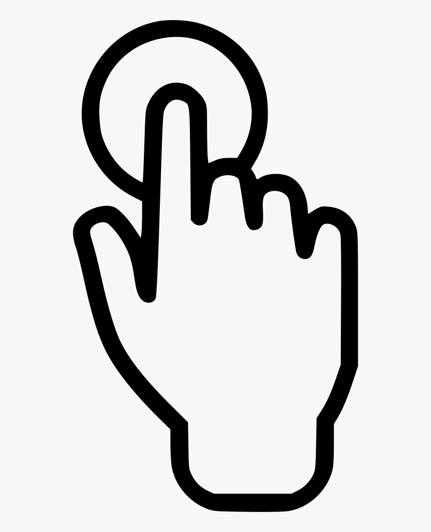 Touch Hand Svg Png, Transparent Png , Transparent Png Image - PNGitem