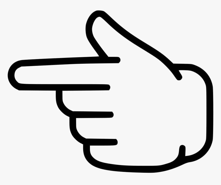 Forefinger Left Finger Svg, HD Png Download , Transparent Png Image ...