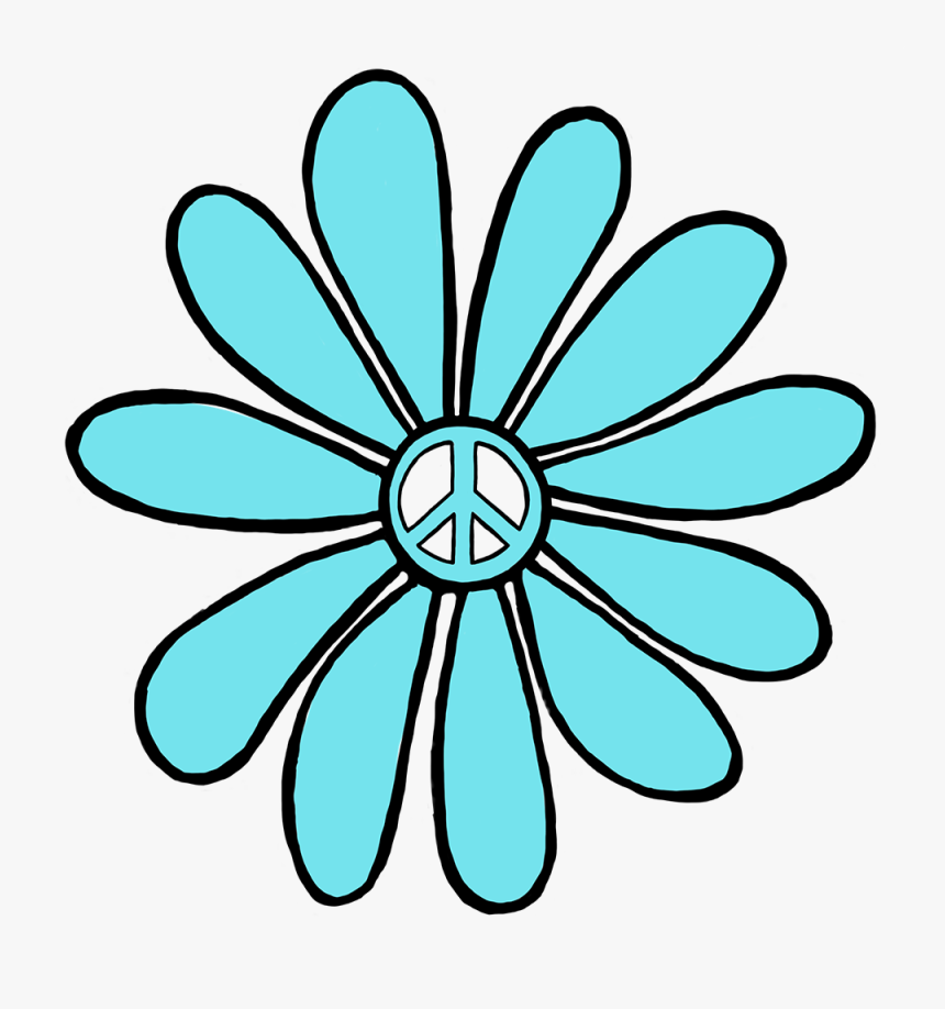 Saflowerpower In Blue, HD Png Download , Transparent Png Image - PNGitem
