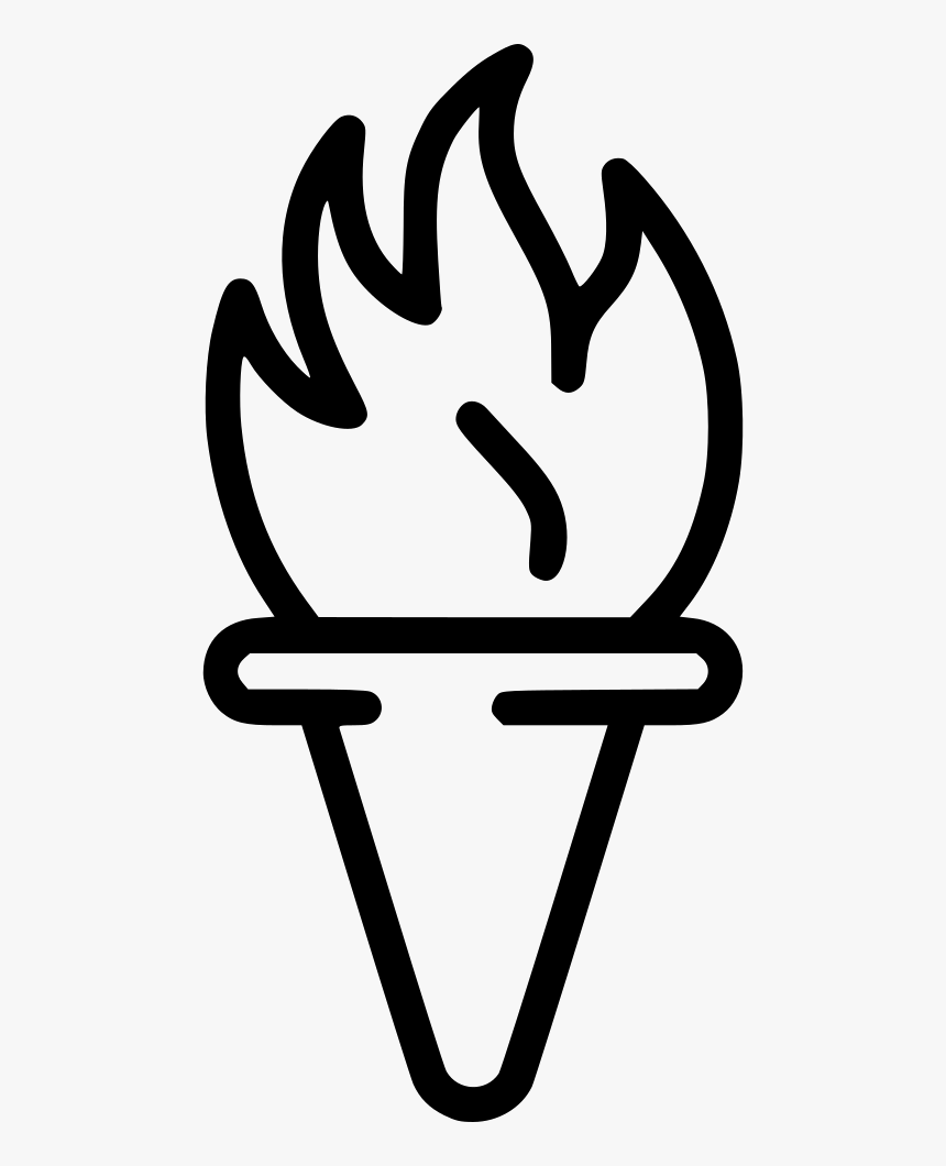 Torch Flambeau Fire Olympic Games Castle Light, HD Png Download ...