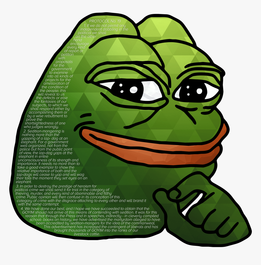 Pepe The Frog Paper Sticker Decal - Pepe The Frog Heart Hands, HD Png ...